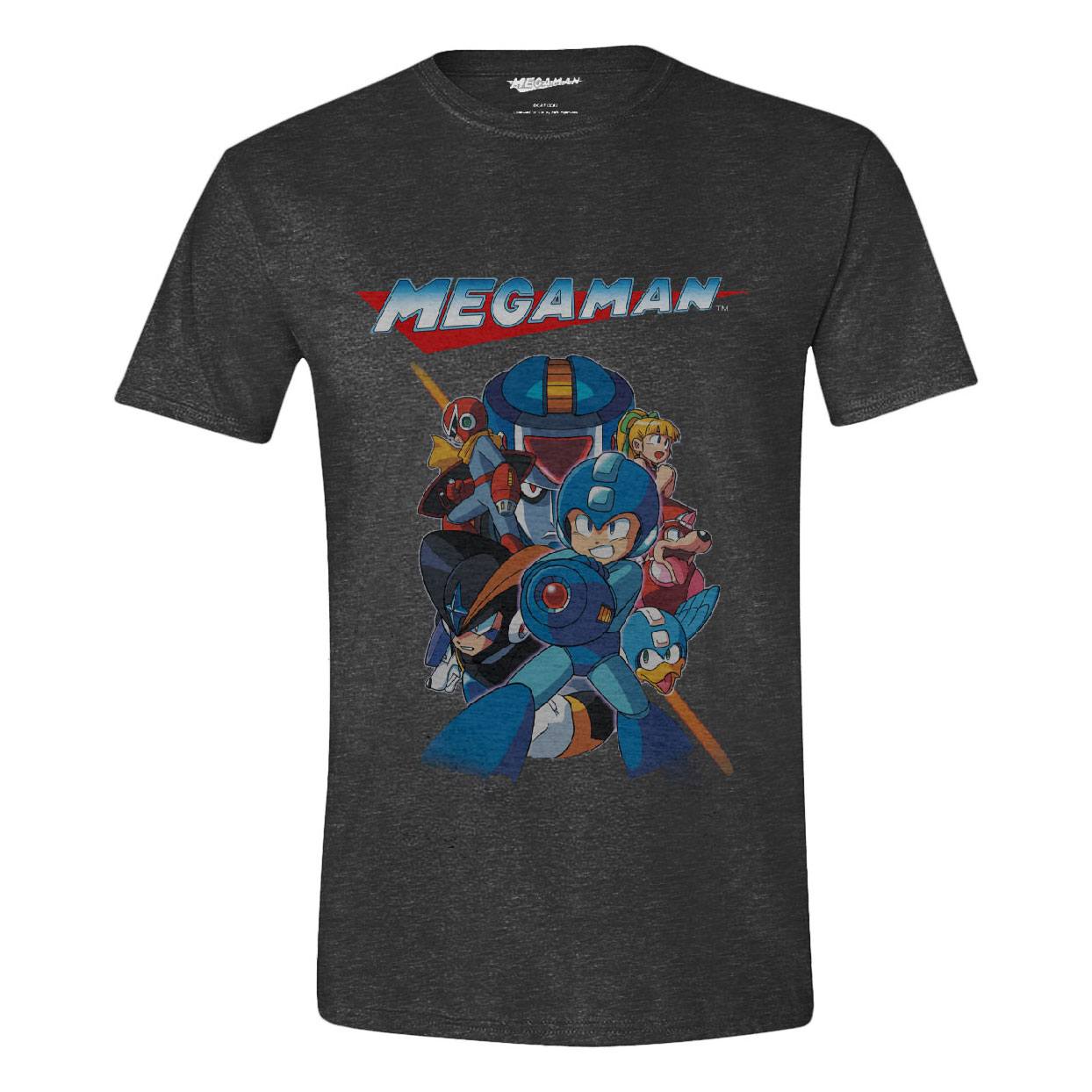 Mega Man T-Shirt Characters Battle (L)