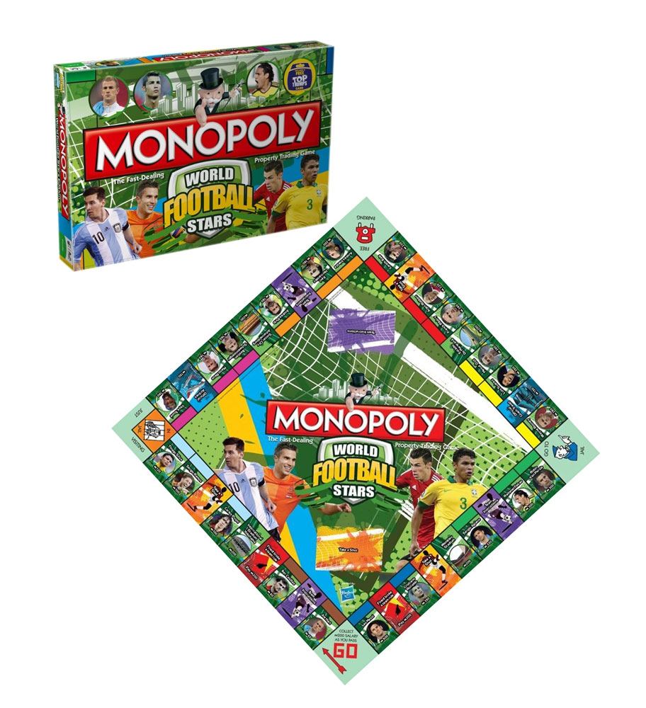 World Football Stars jeu de plateau Monopoly *ANGLAIS*