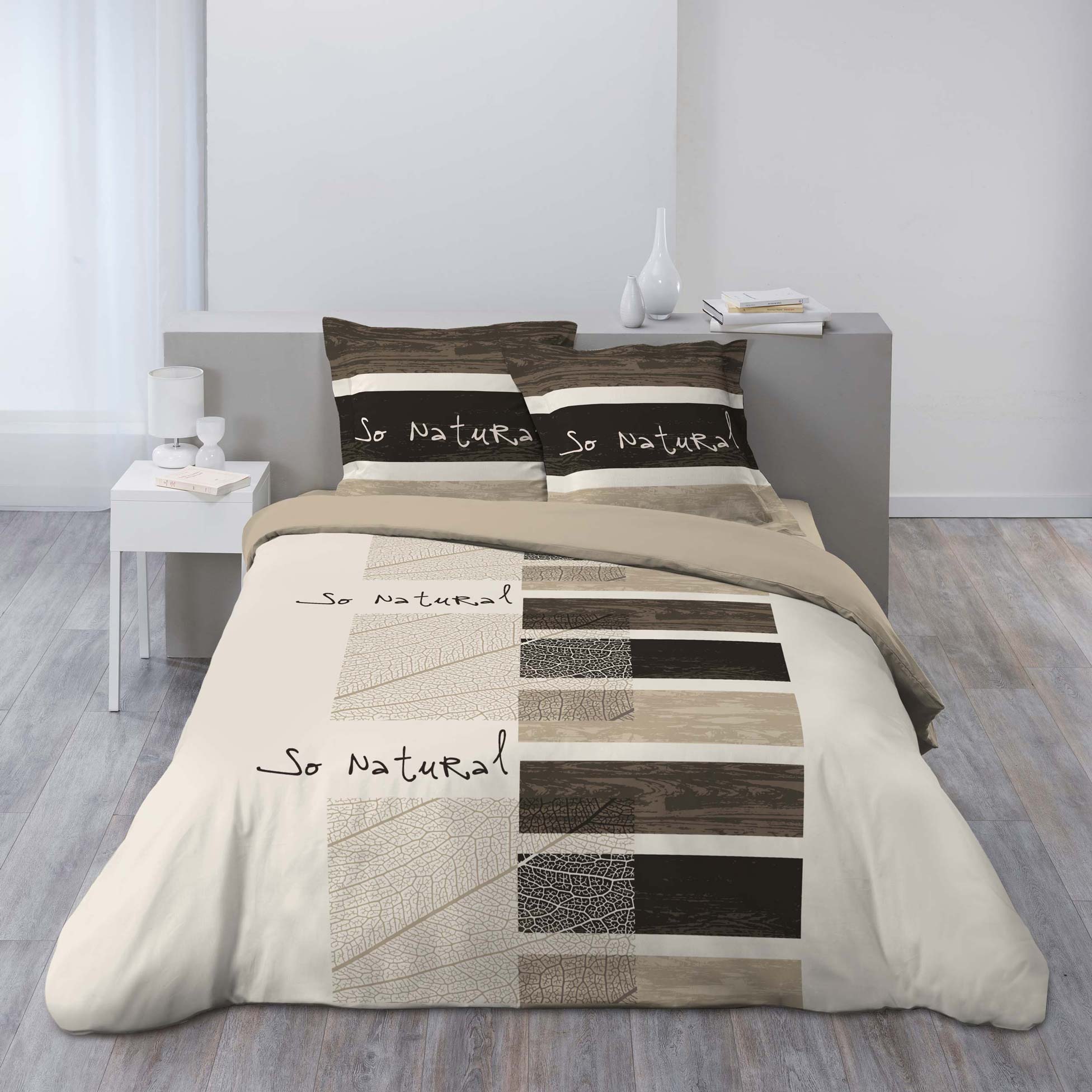 Parure Housse de couette Flanelle Collection So-Naturale Parure Housse de couette Flanelle Collection So-Naturale