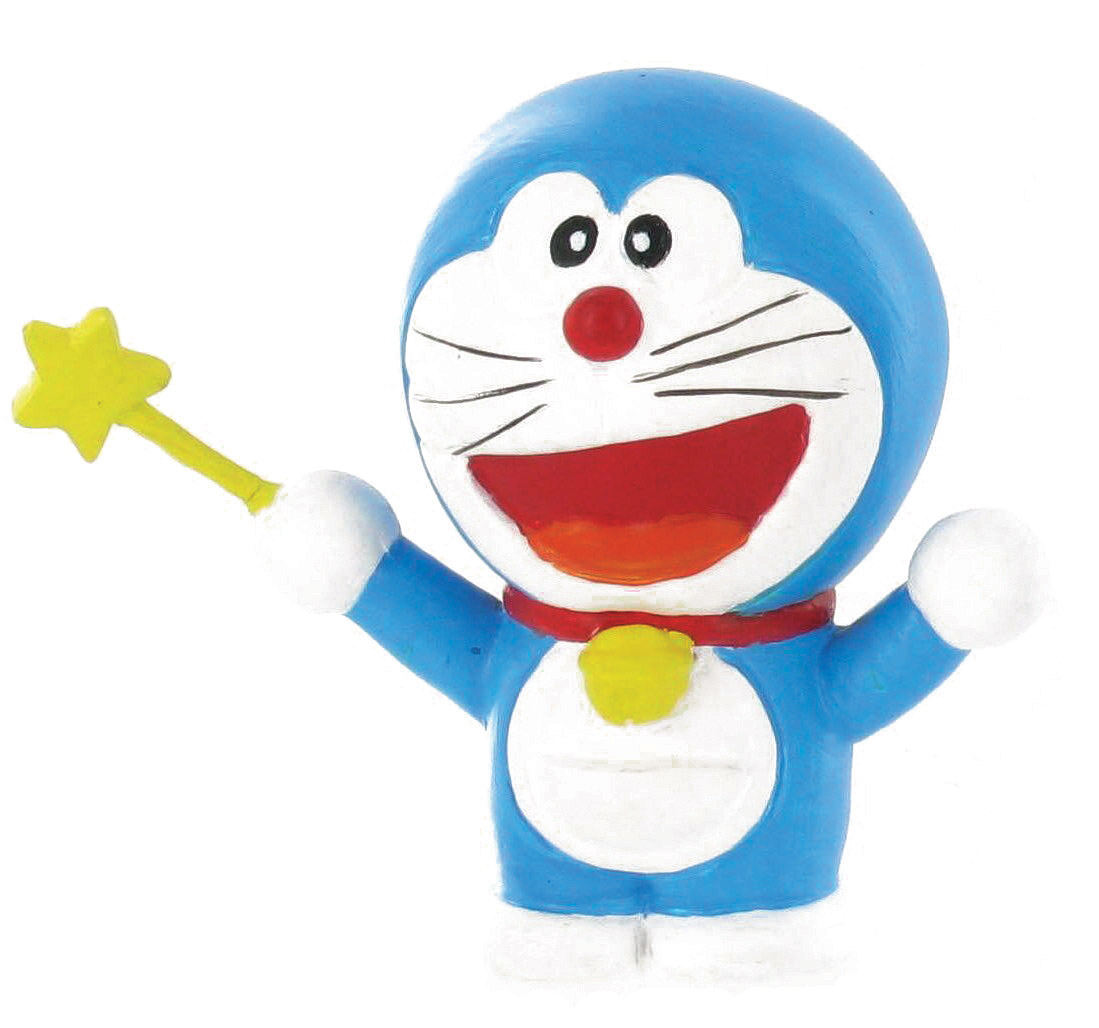 Doraemon mini figurine Doraemon avec baguette 7 cm