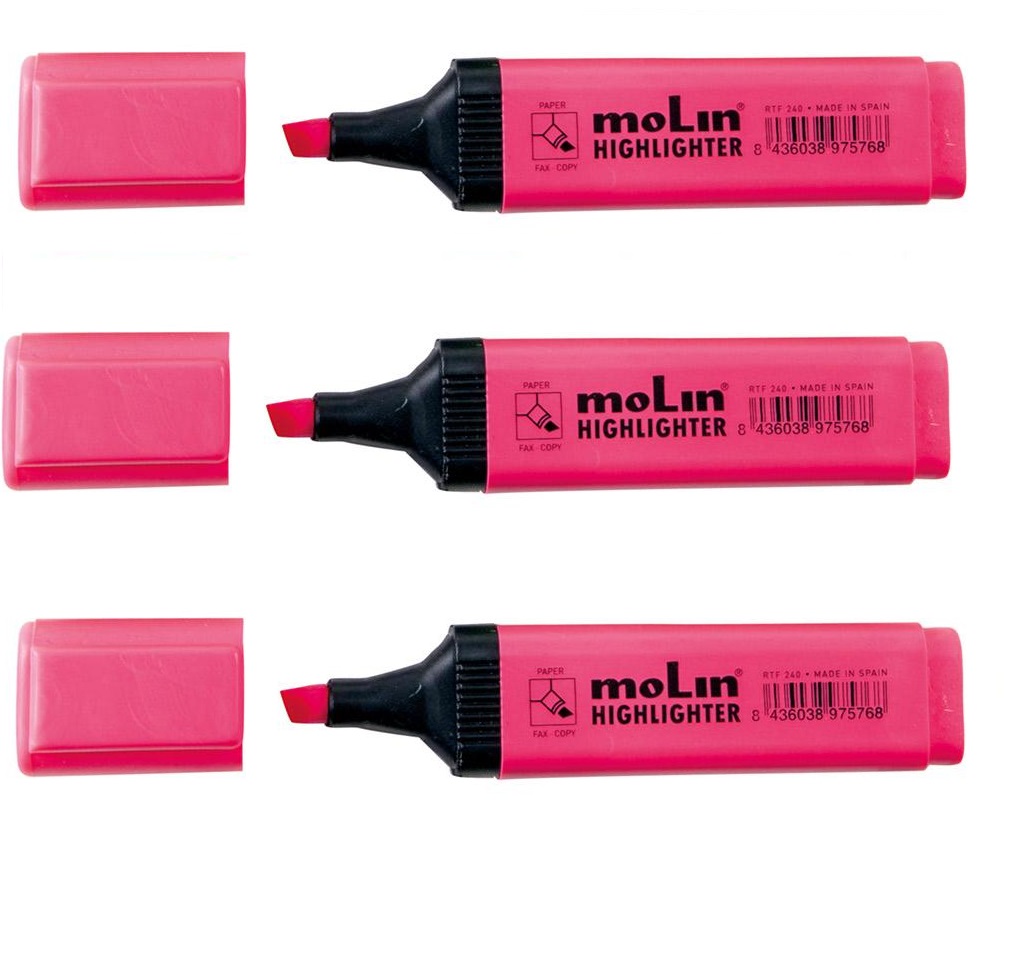 1 Feutre Surligneur fluo rose
