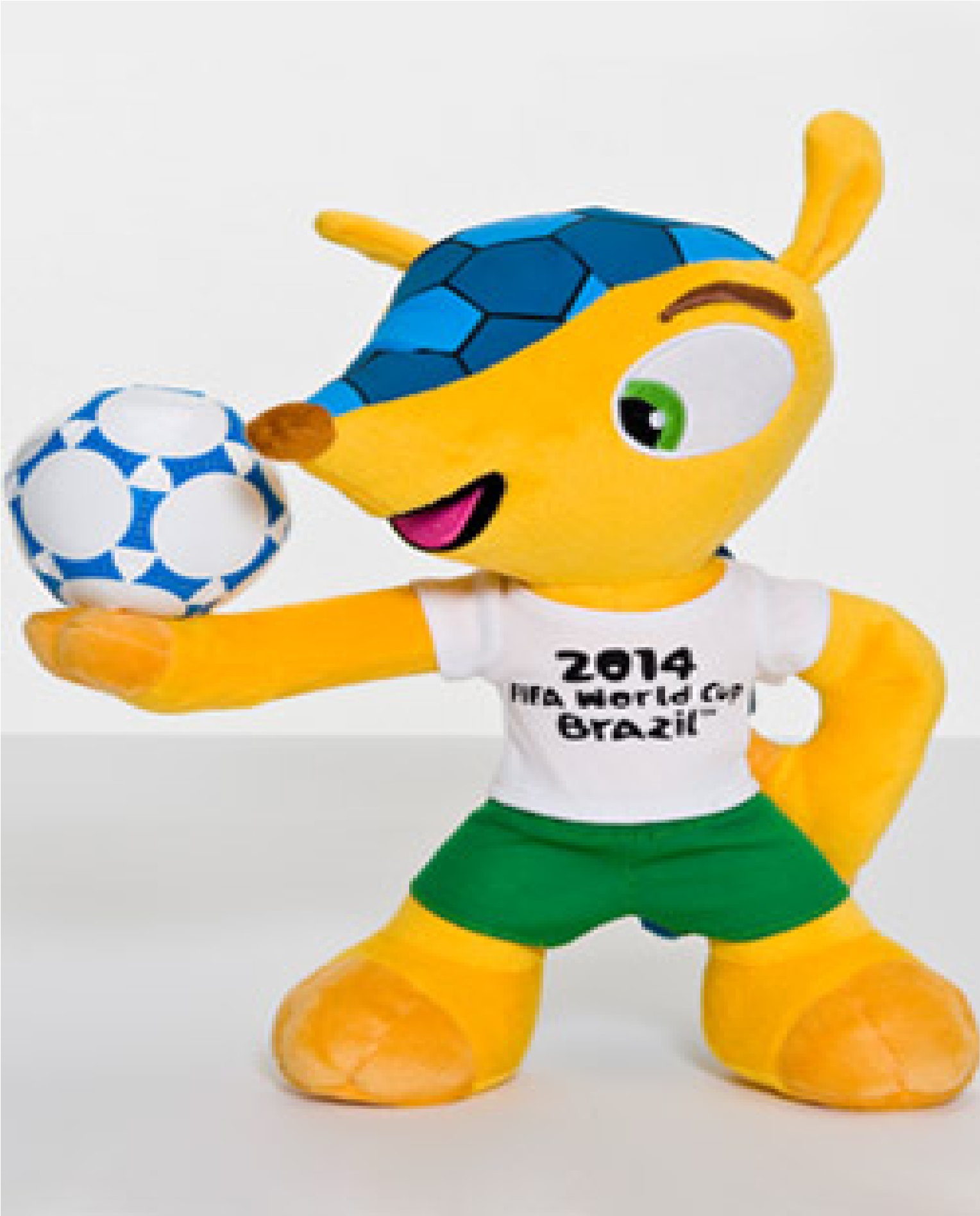 Coupe du monde de football de 2014 peluche Fuleco 28 cm