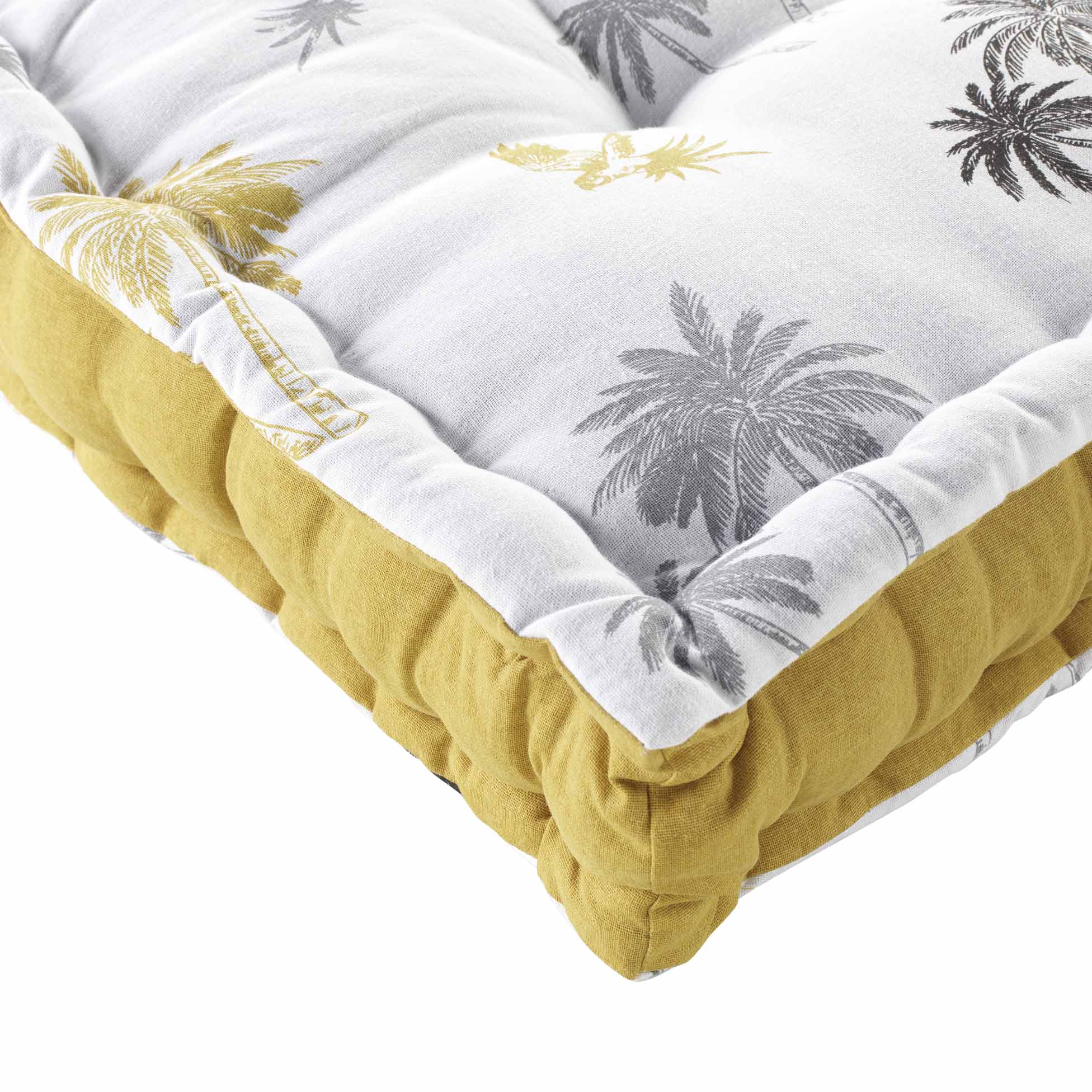 Coussin de Sol ou Palette matelassé Palmier Balisor